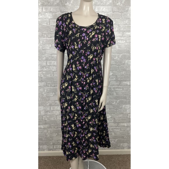 Cristin Stevens | Dresses | Cristin Stevens Large Black W Purple Yellow ...
